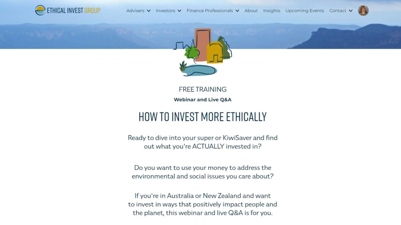 How to invest more ethically - Webinar