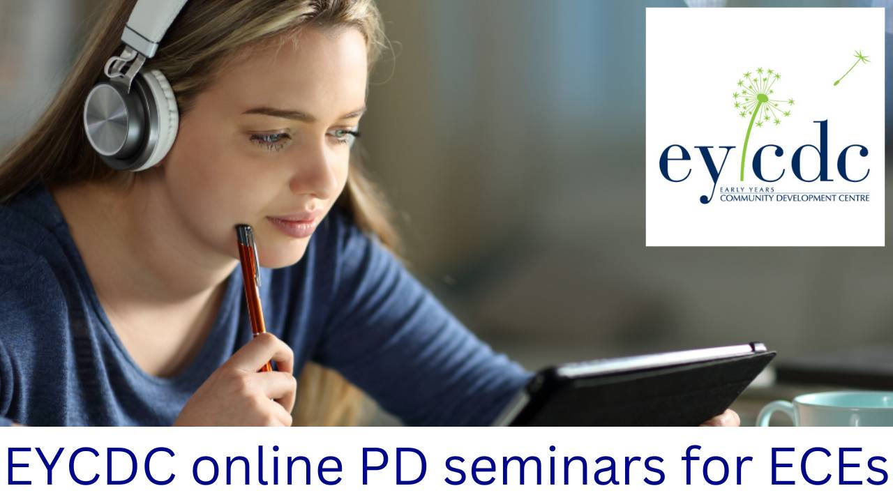 EYCDC Online PD seminars for ECEs