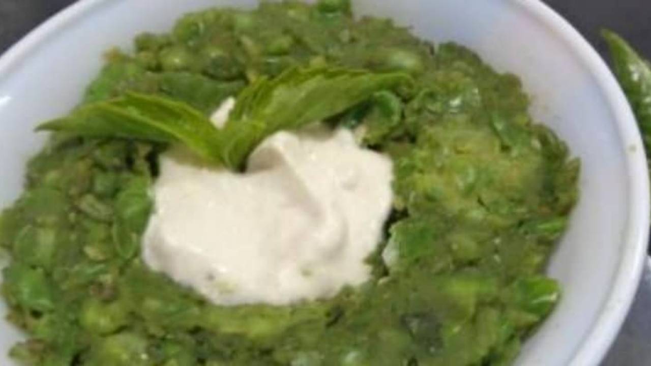 Green peas mash- Dairy-free! Oil-free!