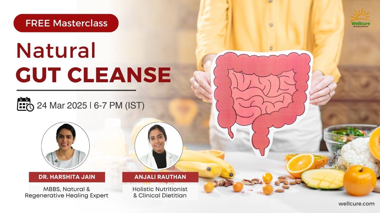 Natural Gut Cleanse Free Masterclass by Dr. Harshita Jain