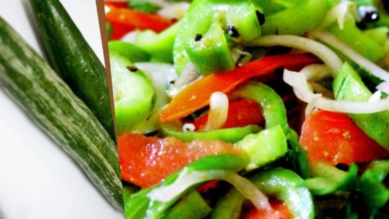 Colourful Snake Gourd Salad