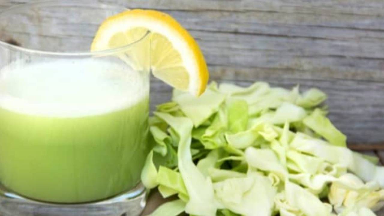 Cabbage Juice - a glass full of natural goodness