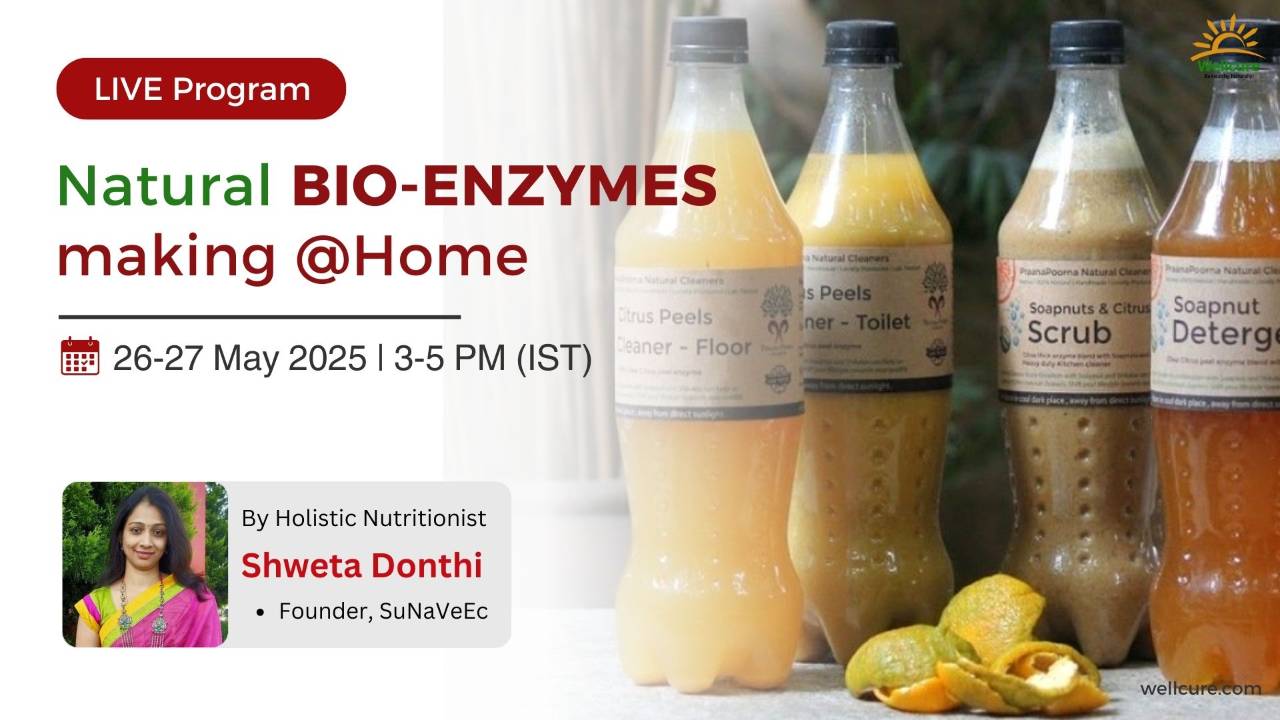 Natural Bio-Enzymes Making at Home LIVE Program by Shweta Donthi