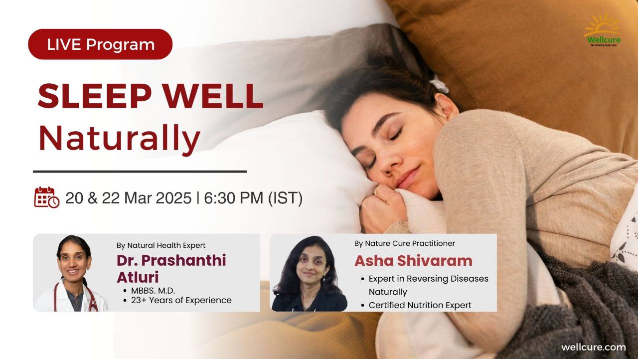 Sleep Well Naturally Live Program by Dr. Prashanthi Atluri