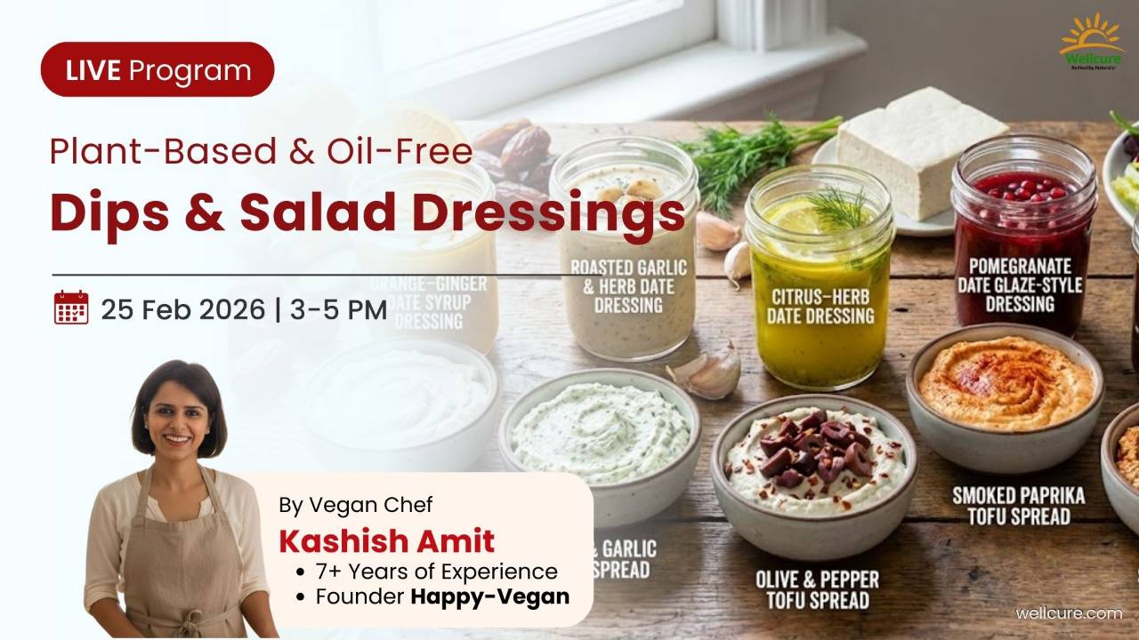 Plant Based and Oil-Free Dips and Salad Dressings LIVE Program