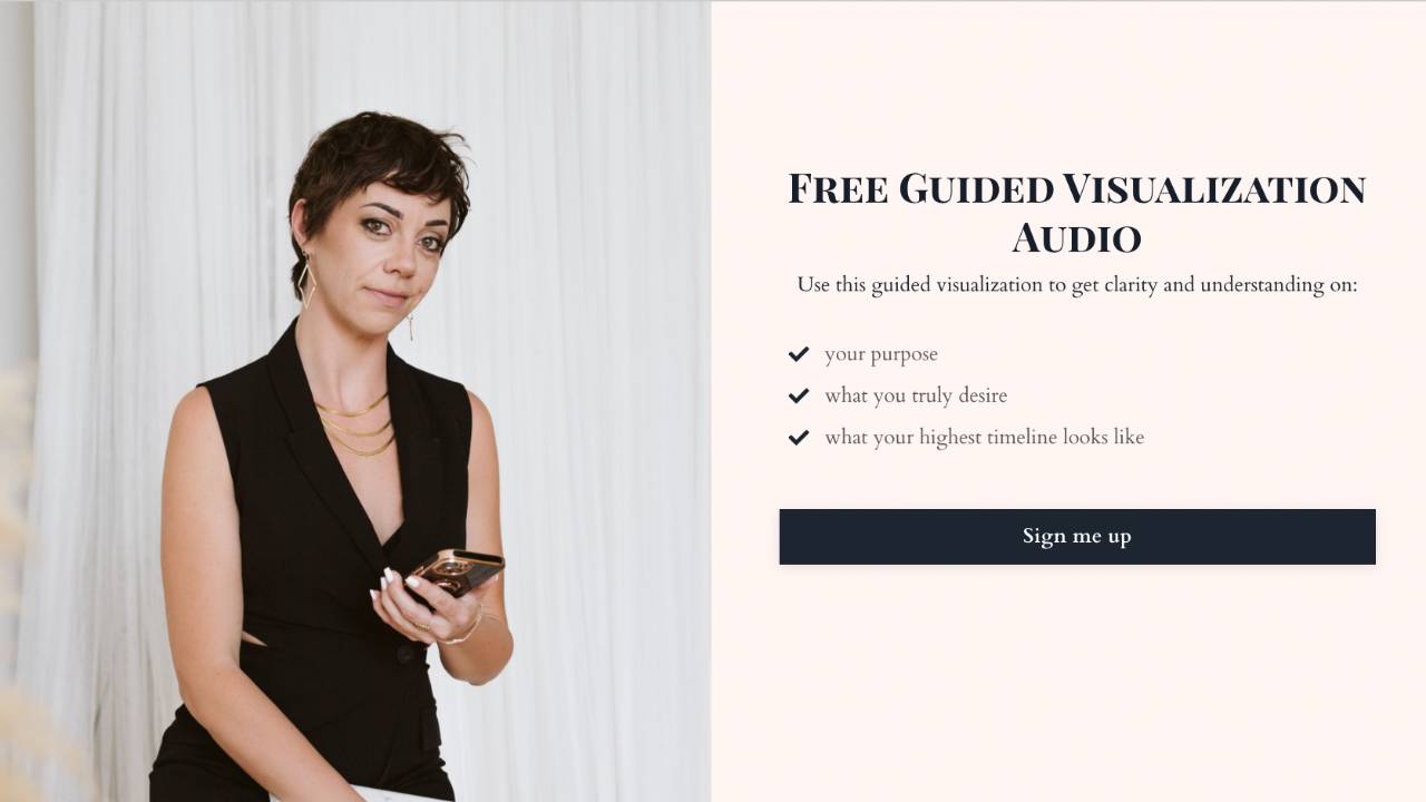 Free guided Visualization