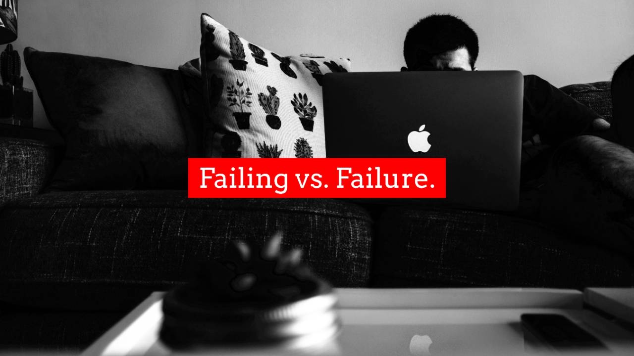Gerald Duran: There’s a fine line between failing and failure.