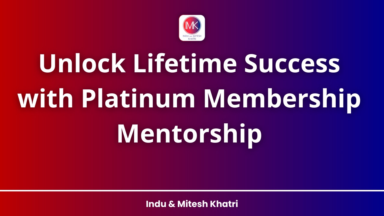 Free Masterclass: Achieve Success with Platinum Membership