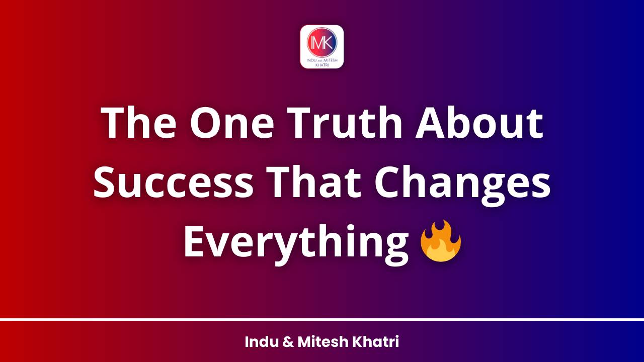 The One Truth About Success That Changes Everything 🔥