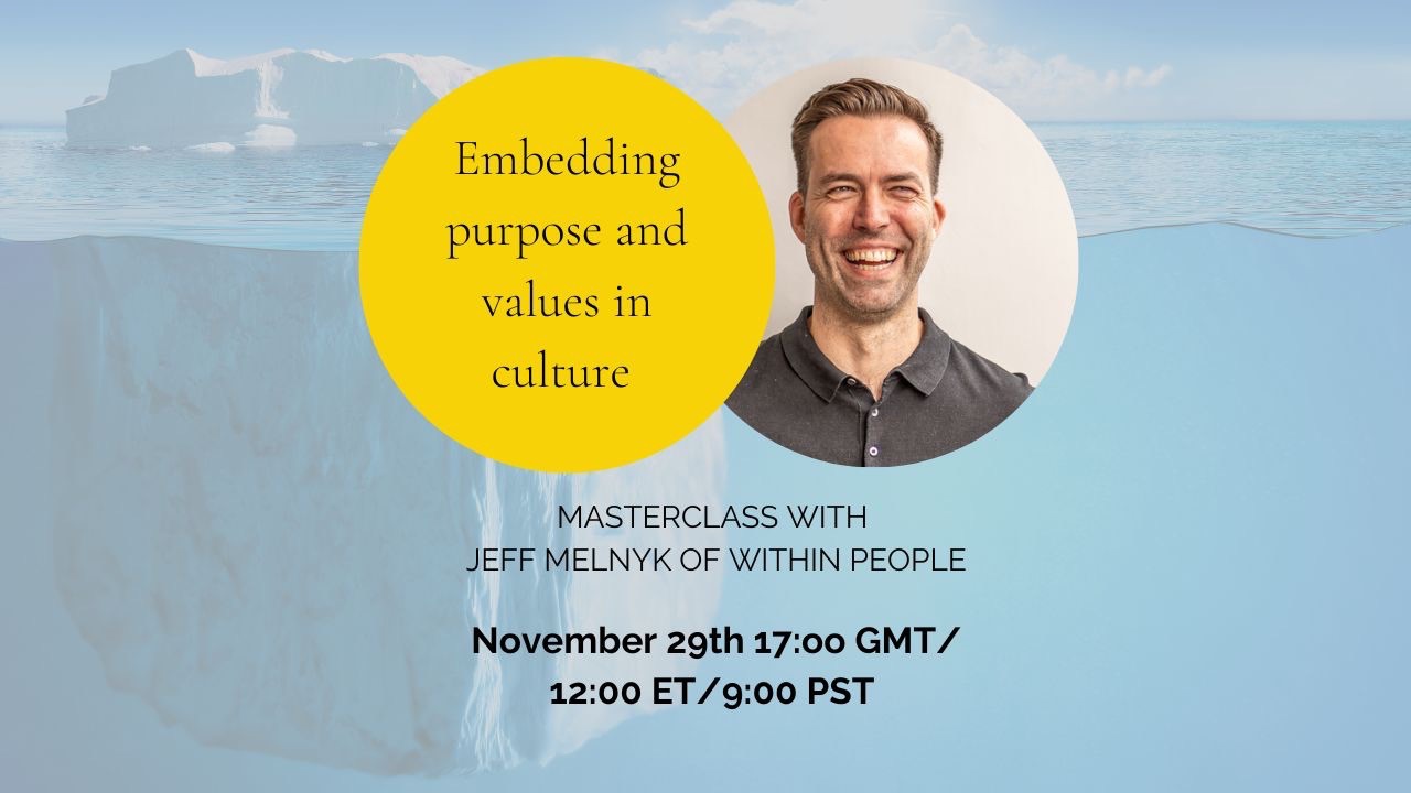 How To Embed Purpose and Values