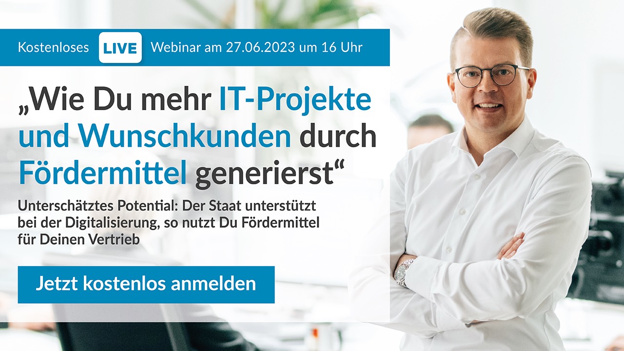 Melde Dich jetzt für das Live-Webinar am 27.06.2023 an!