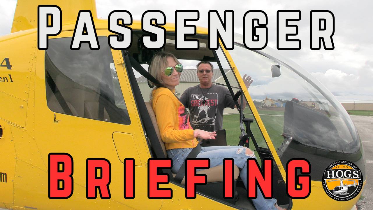 Passenger Briefing...What is Included??