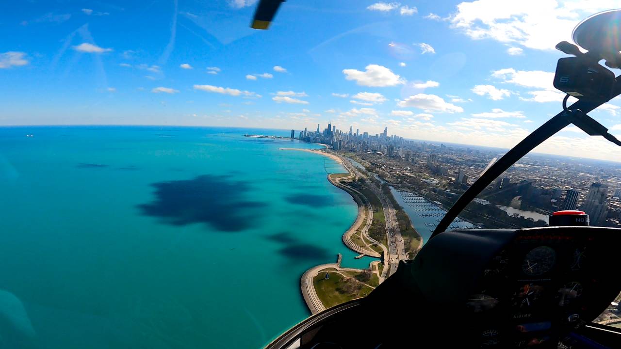 Experience the Magnificent Chicago Shoreline from the Sky