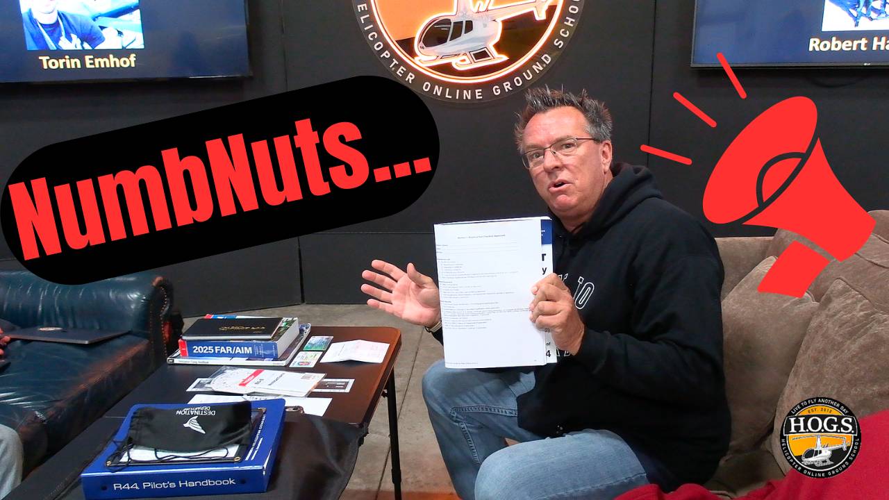 Use the Airman Certification Standards NumbNuts...