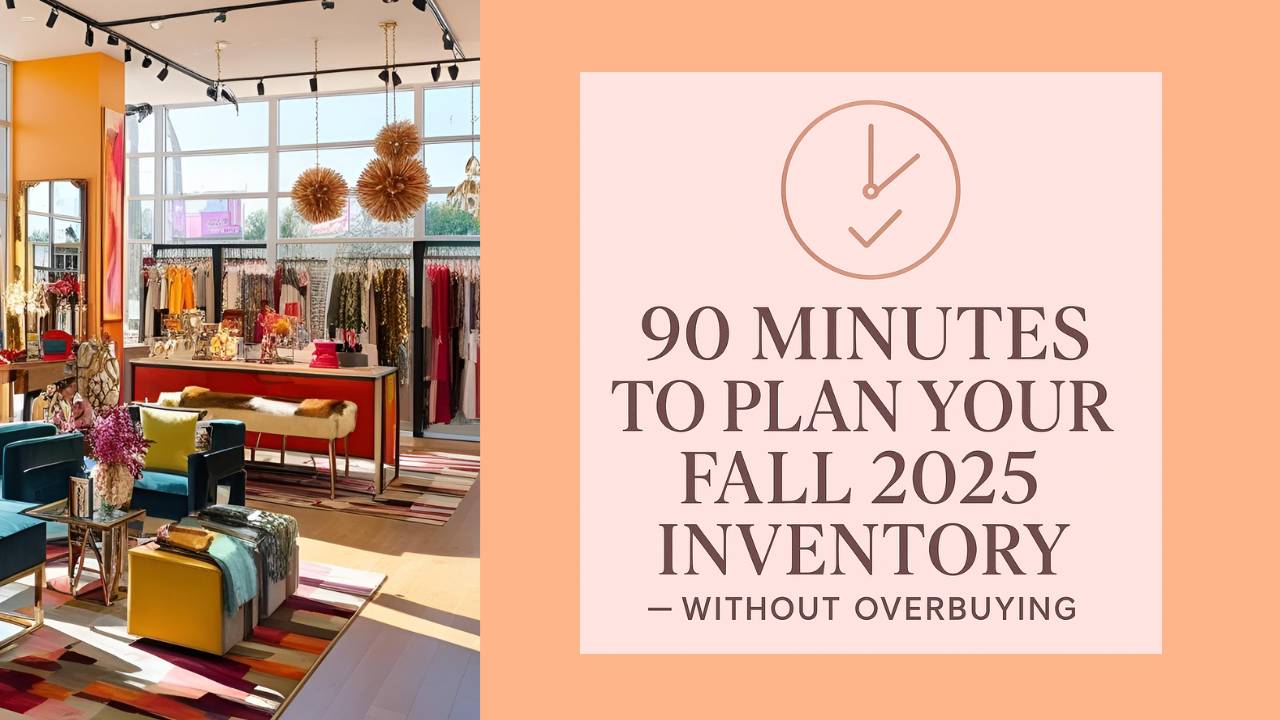 90 Minutes to Plan Your Fall 2025 Inventory, Without Overbuying