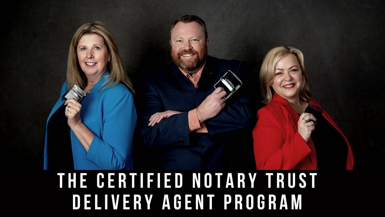 Become a Notary Trust Delivery Agent