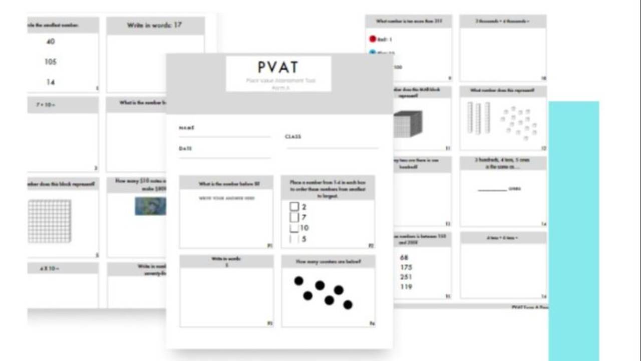 FREE Research-based Place Value Assessment