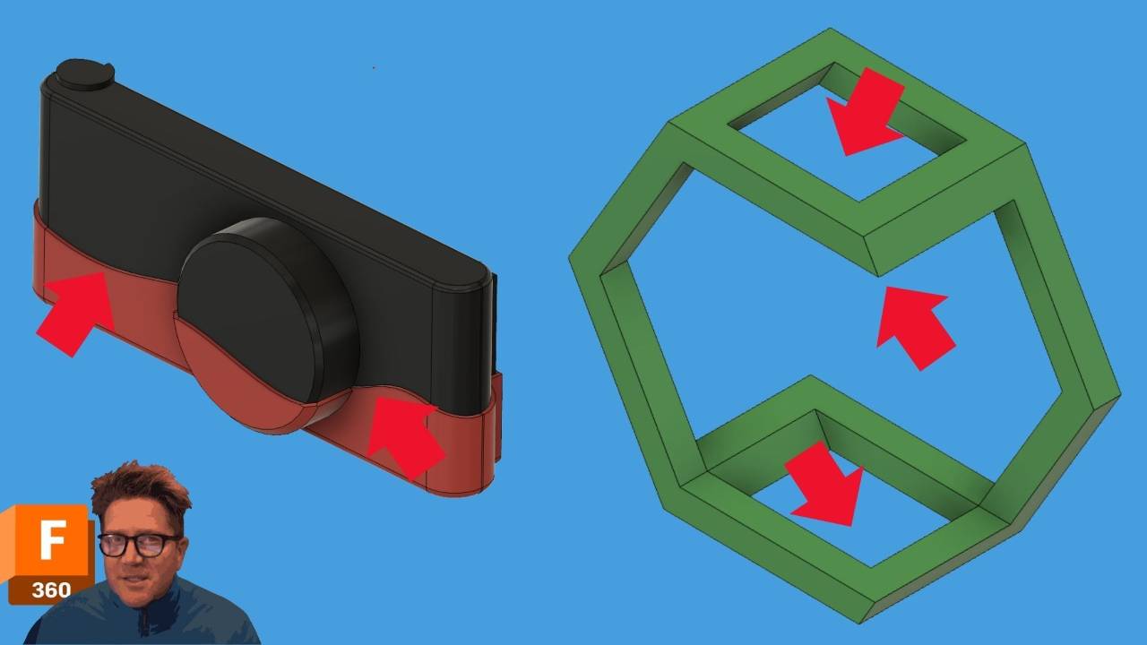 Fusion 360 Shell Command: Inside, Outside, and More