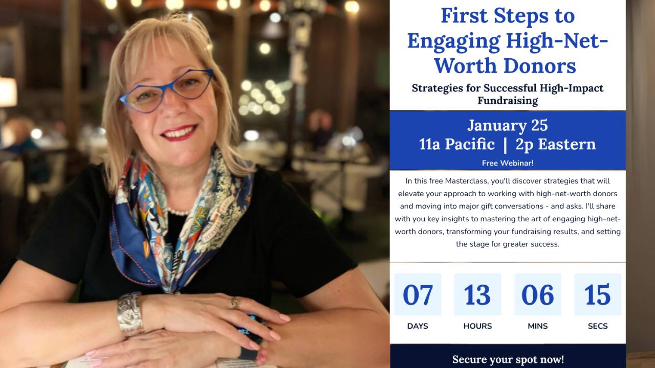 First Steps to Engaging High-Net-Worth Donors Masterclass