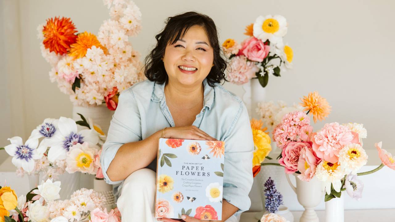 The New Art of Paper Flowers Book | Pink and Posey