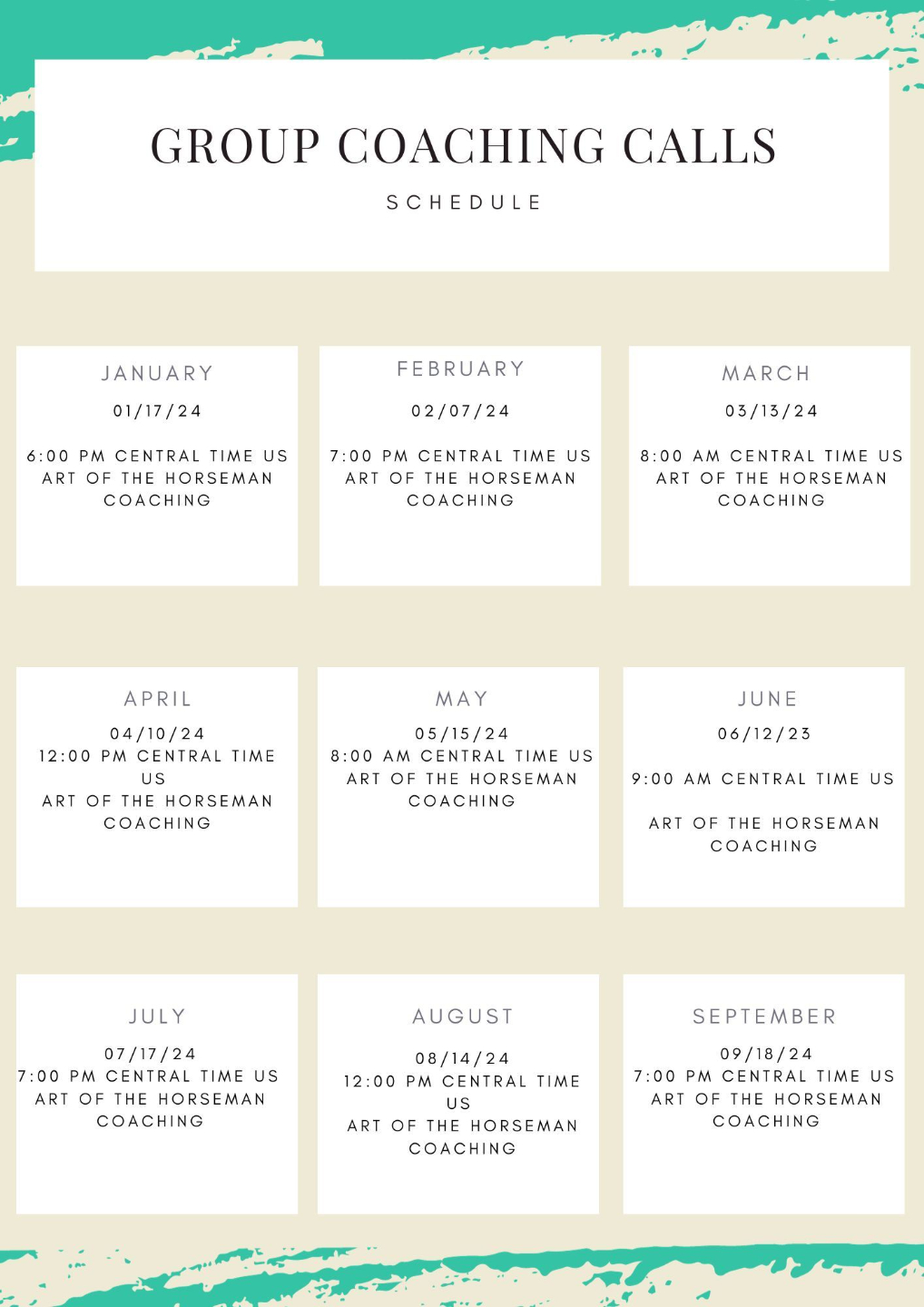 Coaching-Calendar