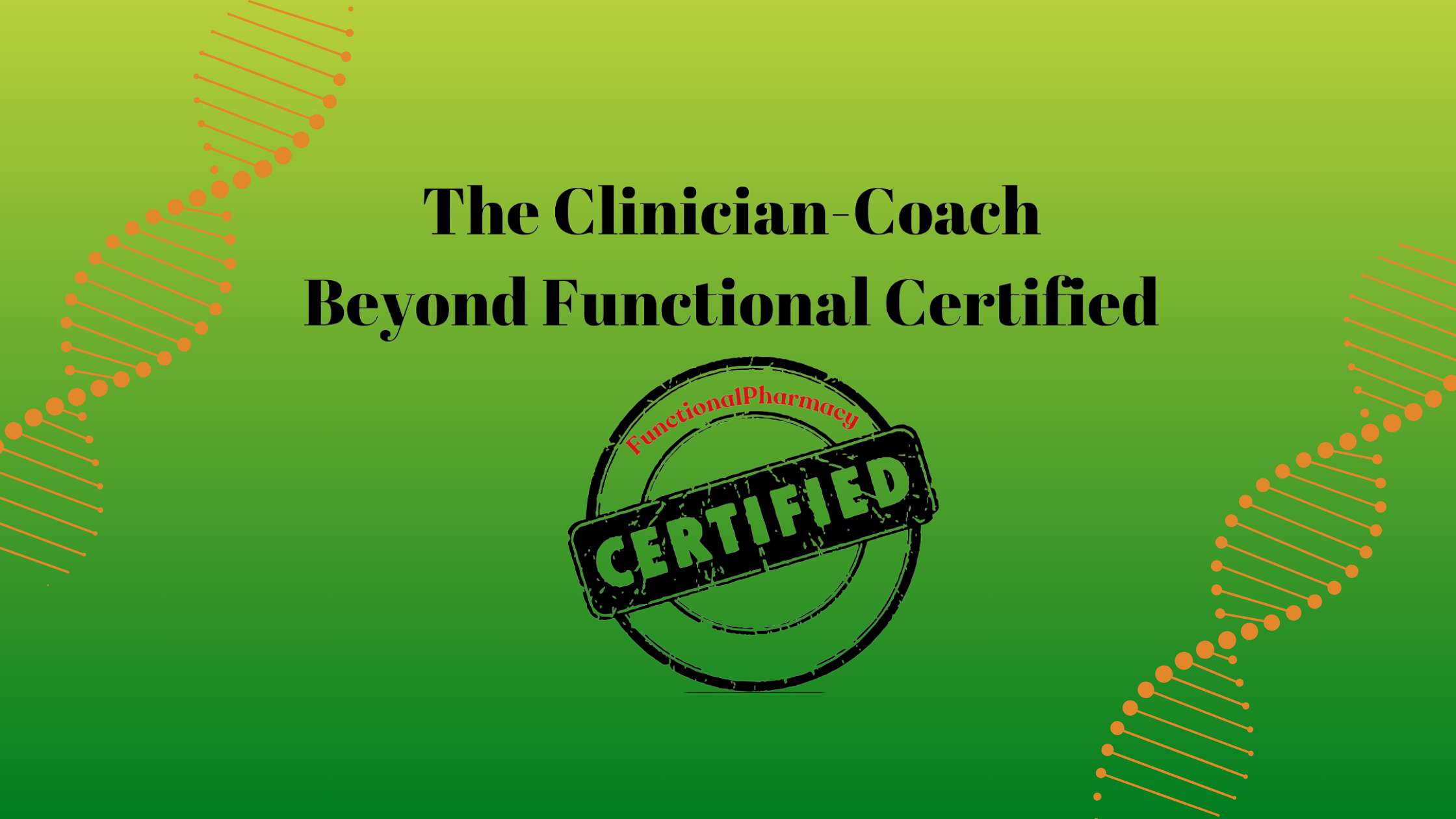 Growing your practice through lifestyle and functional medicine.