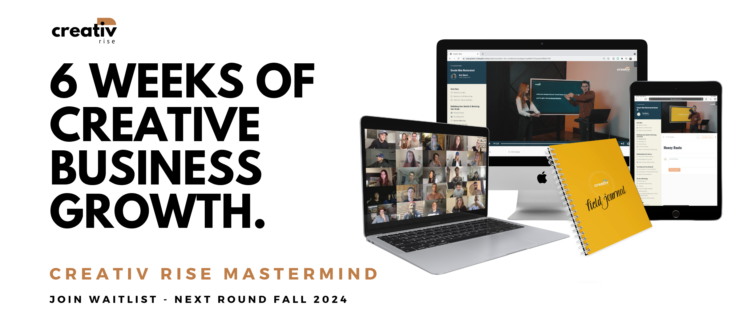 Grow Your Creative Business | 6 Week Mastermind of Growth, On-Demand