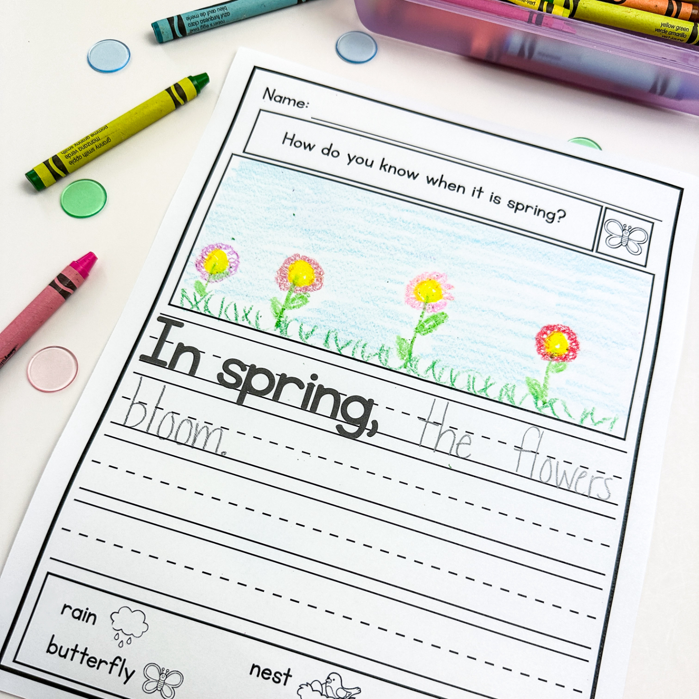 FREE Writing Prompts for 1st & 2nd Grade!