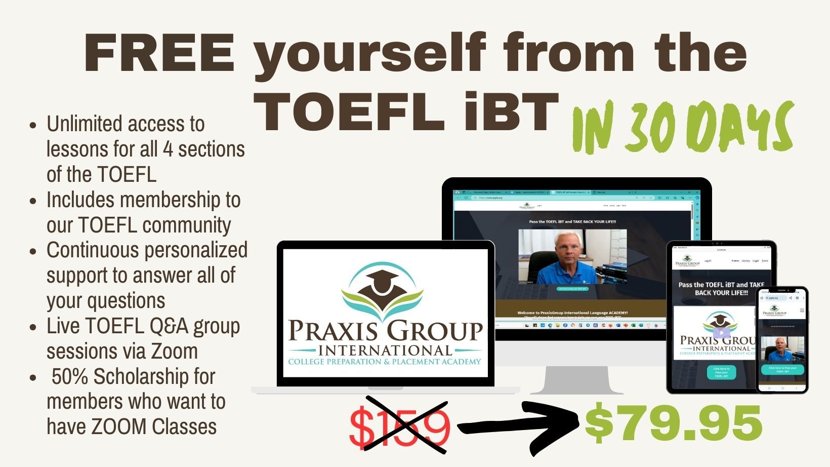 TOEFL iBT Self-Guided Video Course