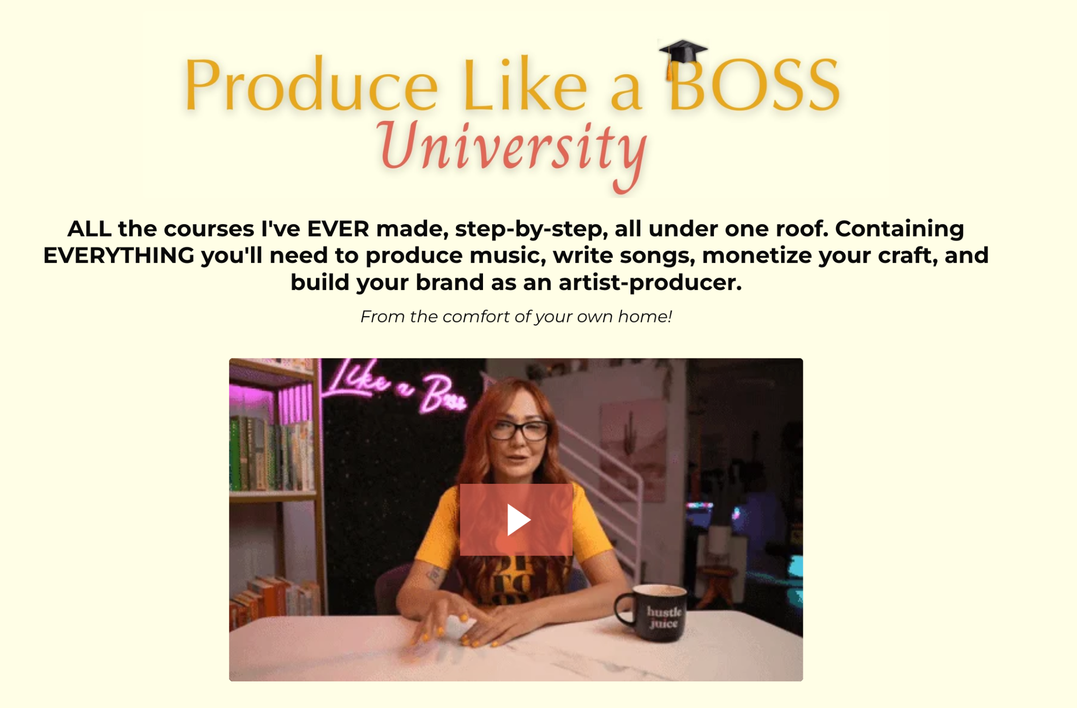 Produce Like A Boss Podcast