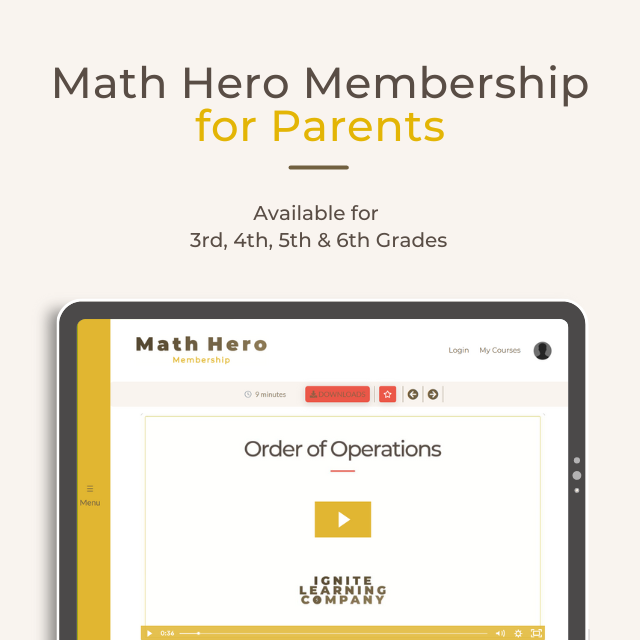 Ignite Learning Company - Math Resources for 3rd - 6th Grade