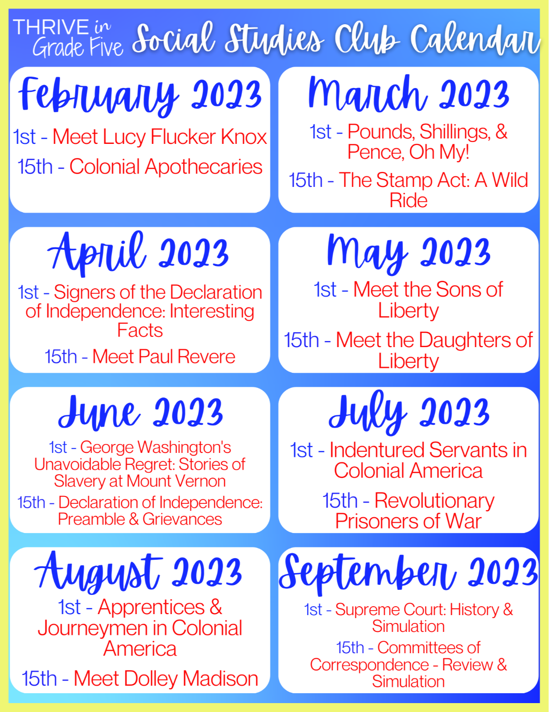 Social Studies Club Coming Soon Page