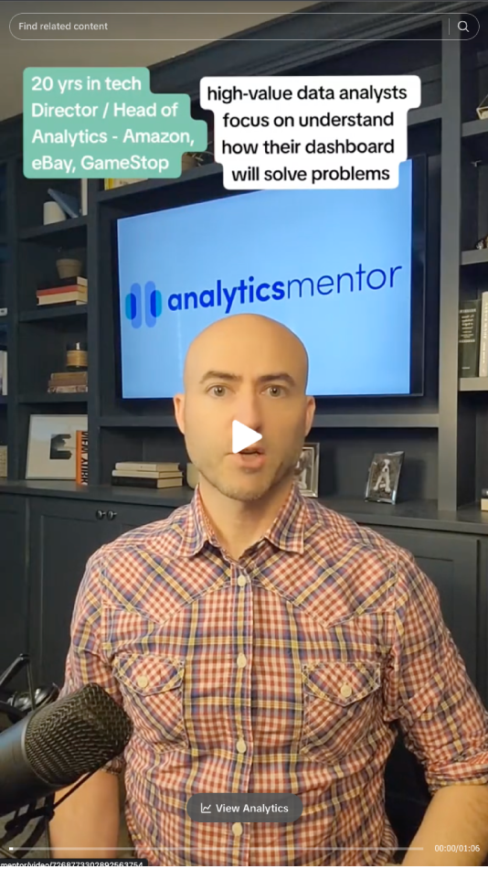 Analytics Mentor