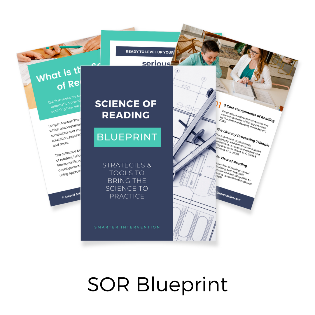 SOR Blueprint Confirmation Page