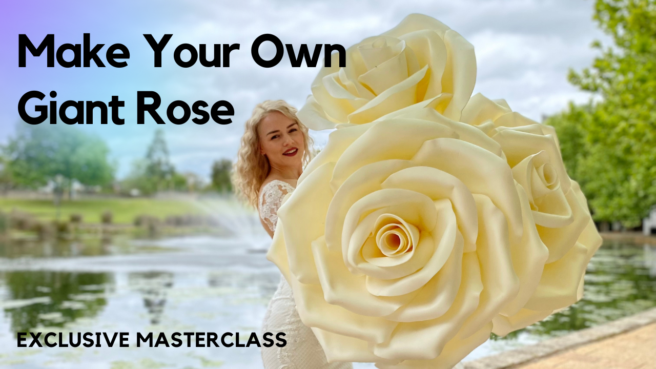 Learn To Make Giant Flowers - Tutorial - Craft DIY