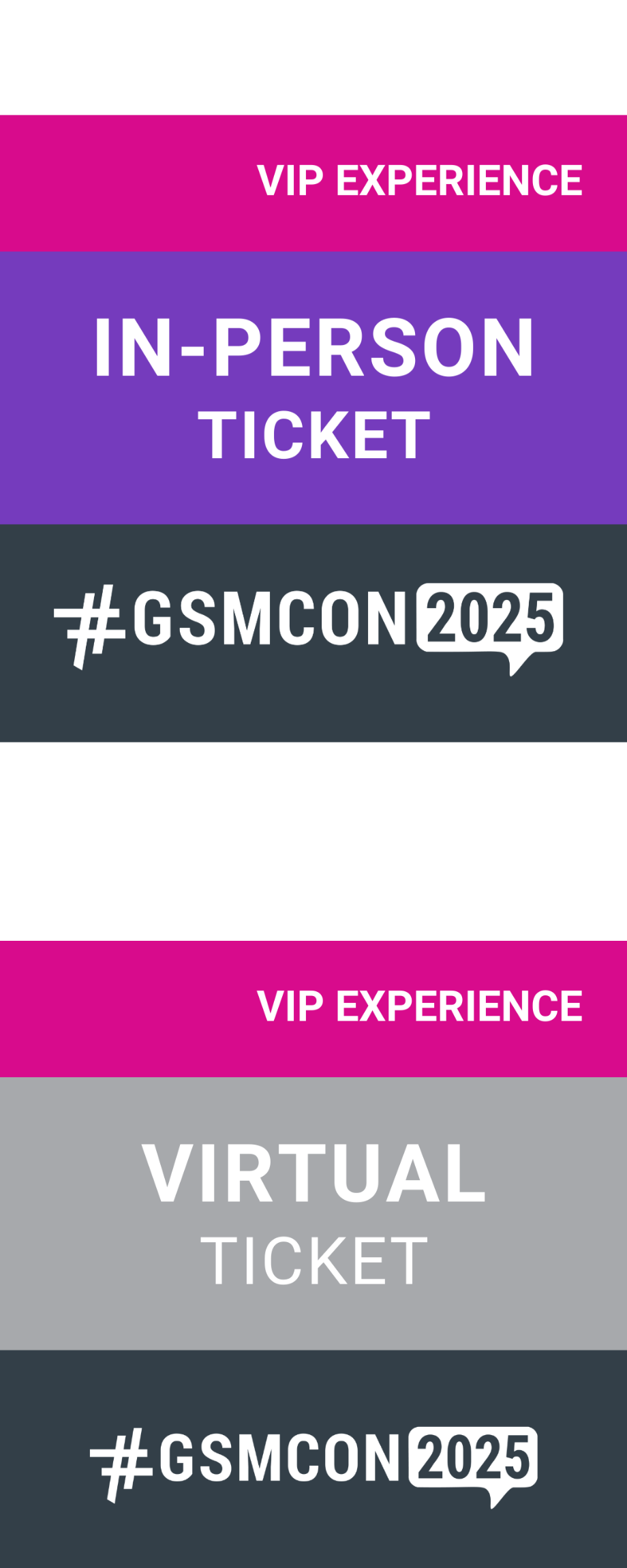 GSMCON VIP Ticket