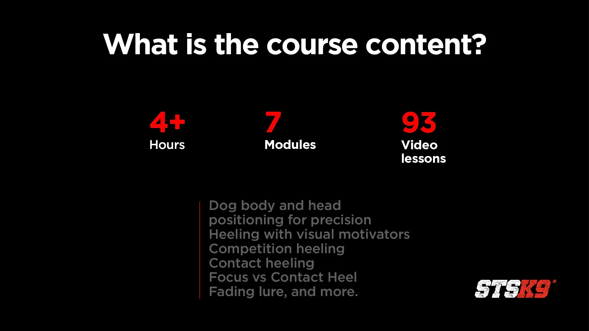 Learn more about Dog Training and STSK9's Heeling Styles Class
