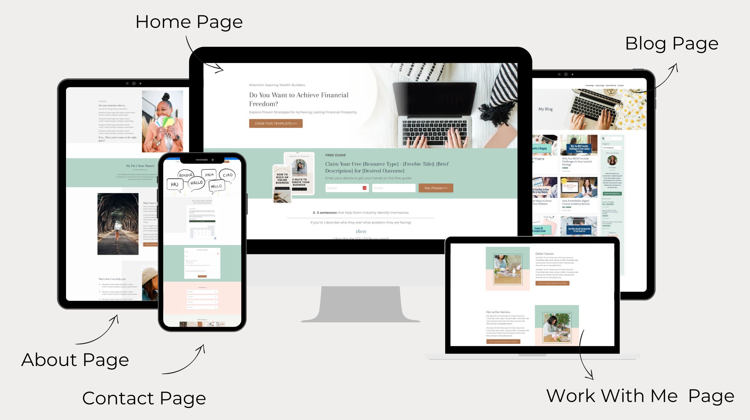 Kajabi Template & Themes To Make Beautiful Kajabi Pages