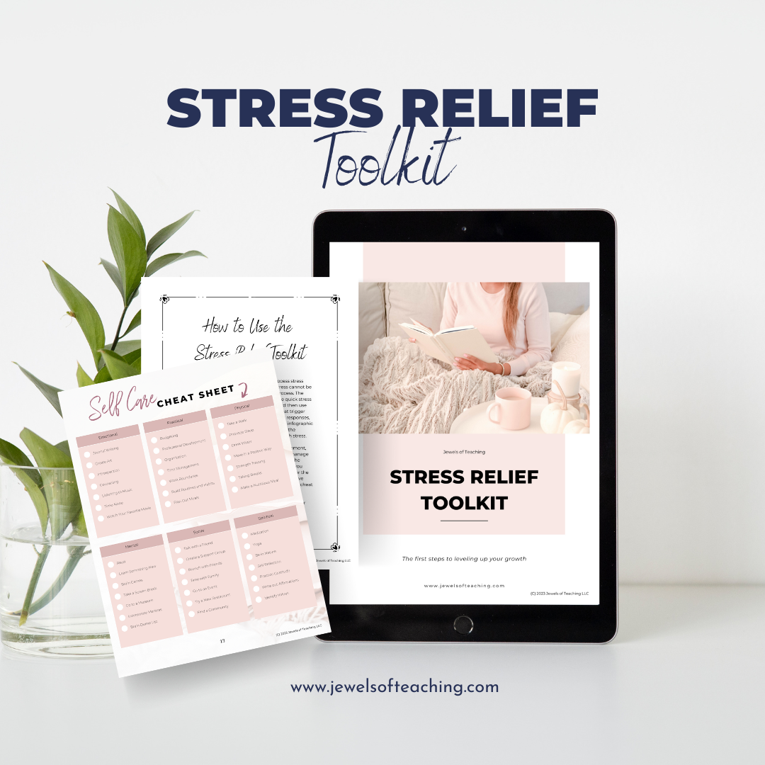 Free Stress Relief Toolkit for Teacherpreneurs