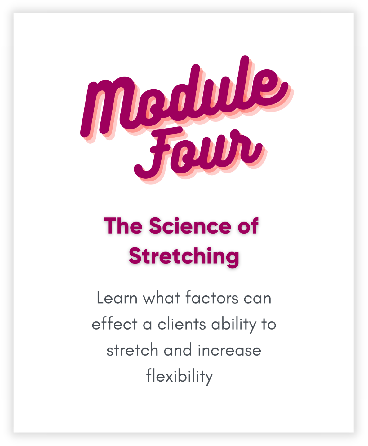 Assisted Stretch Certification