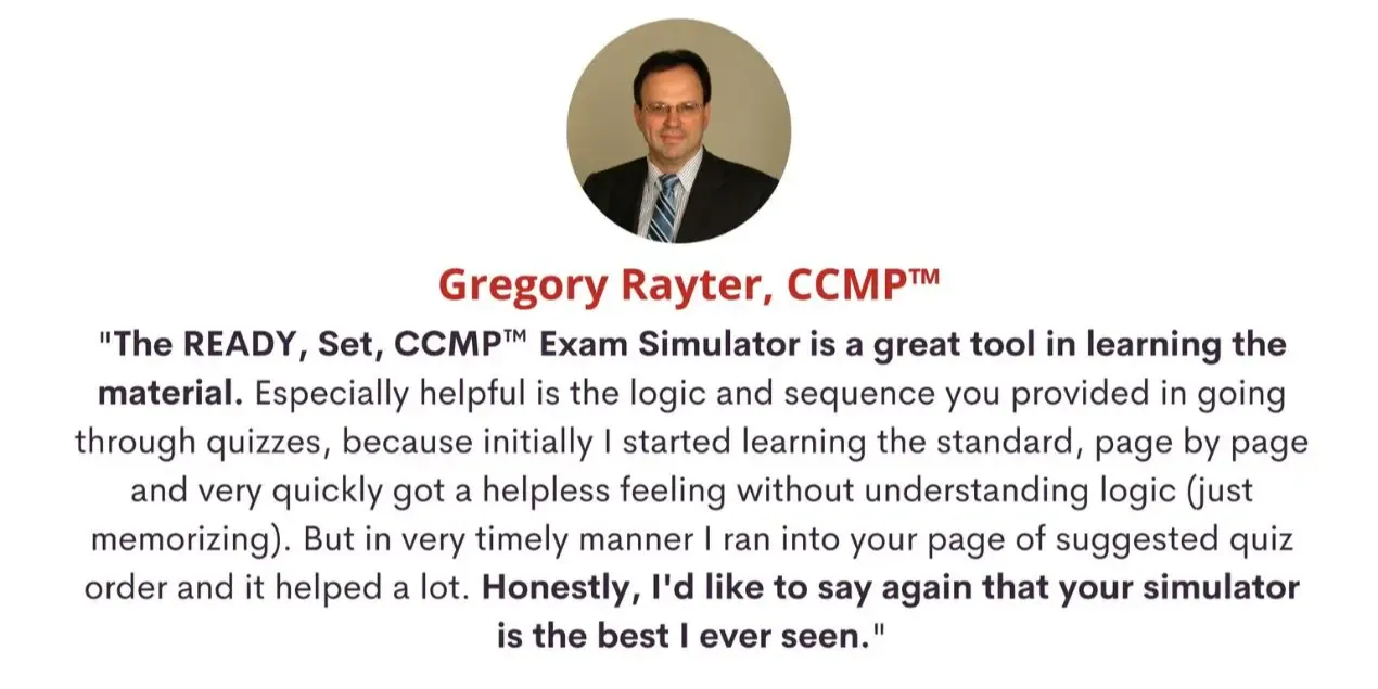 The READY, Set, CCMP™ Exam Simulator