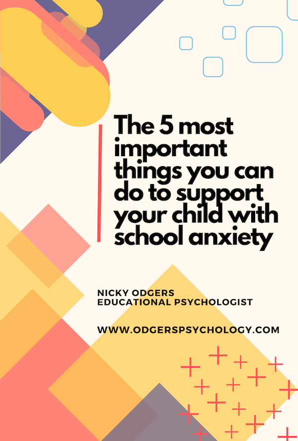 Information and resources to support with school anxiety/ EBSA.