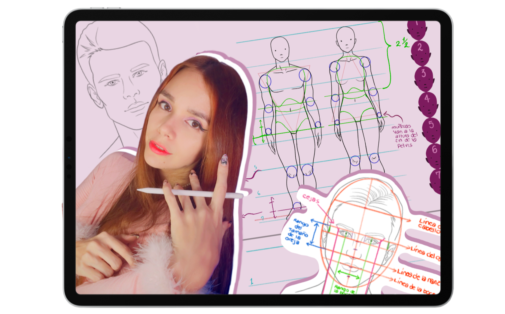 Curso de Dibujo Digital de Personajes en Procreate