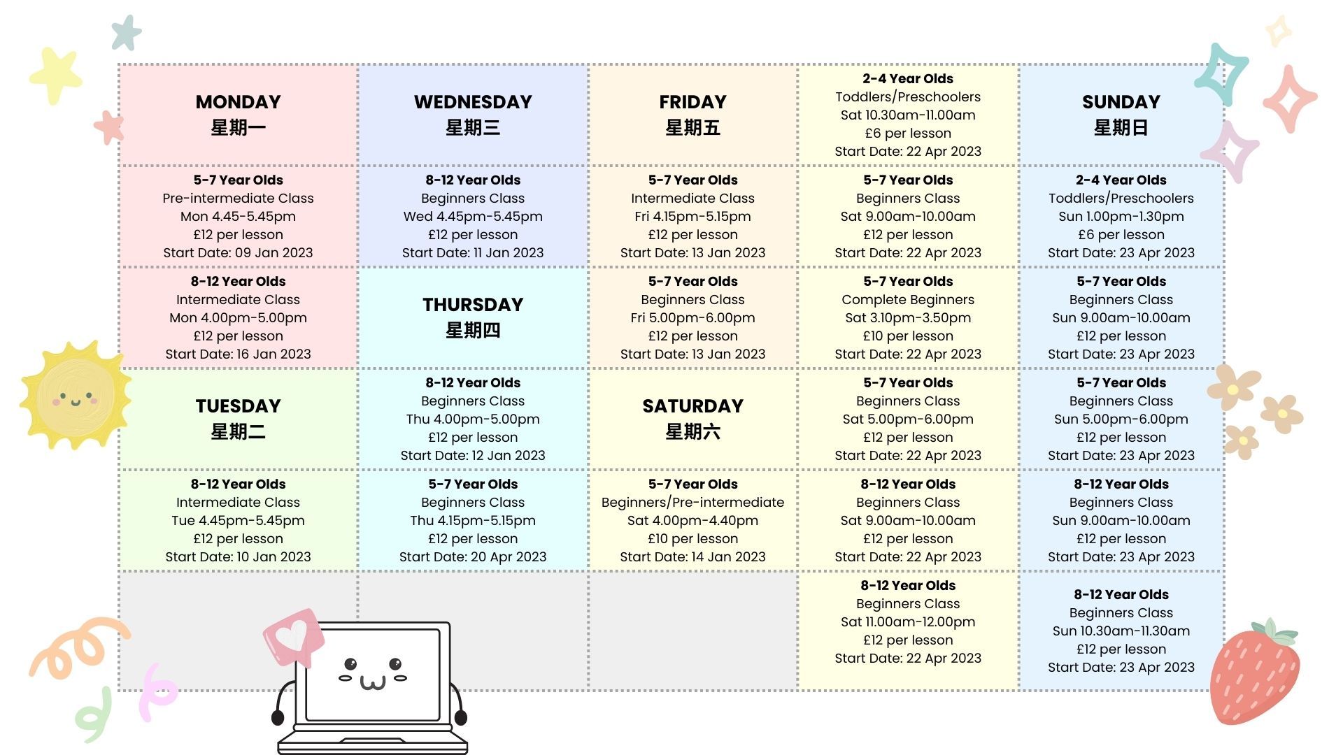 Online Mandarin Classes For Children