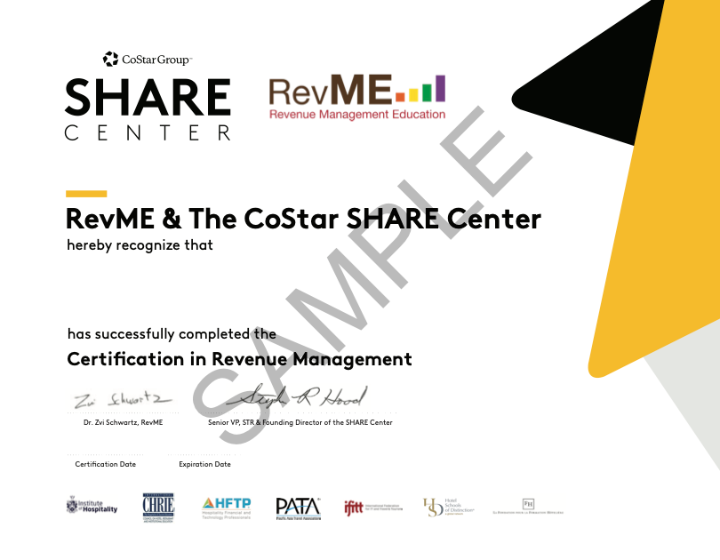 Revenue Management Book and Certification (RMC)