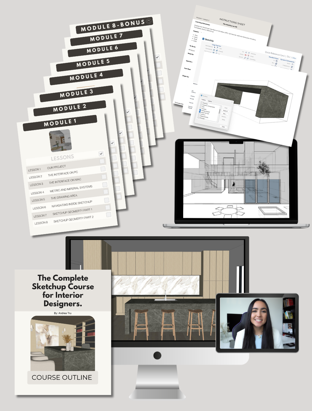 Sketchup Course Sales Page