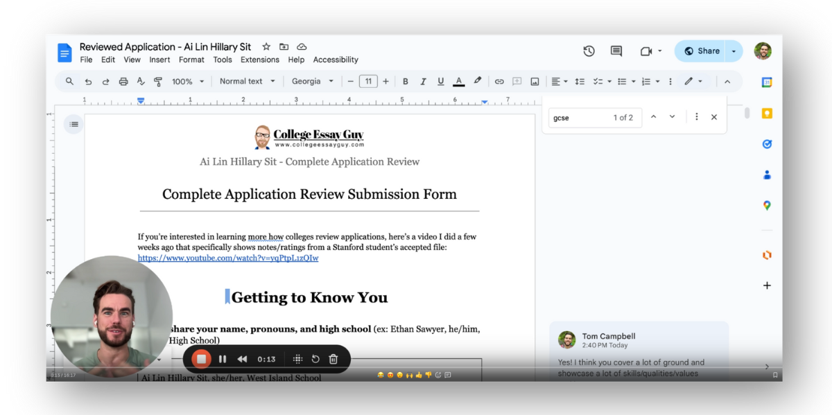 Complete Application Review | College Essay Review Service