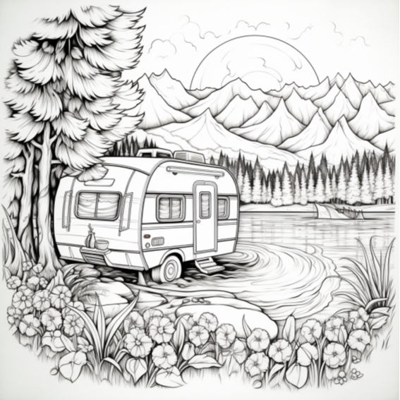 8 Pristine Coloring Pages to Print