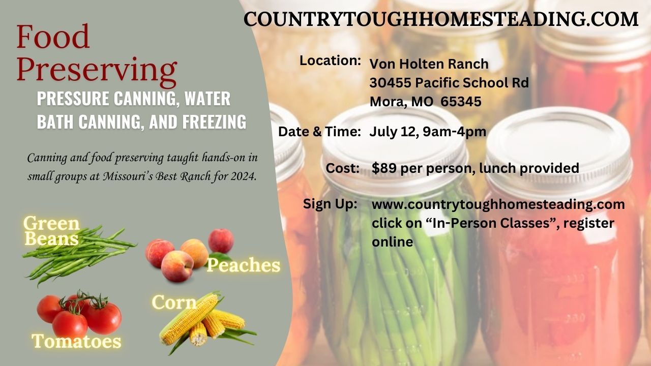 Live In-Person Homesteading Workshops