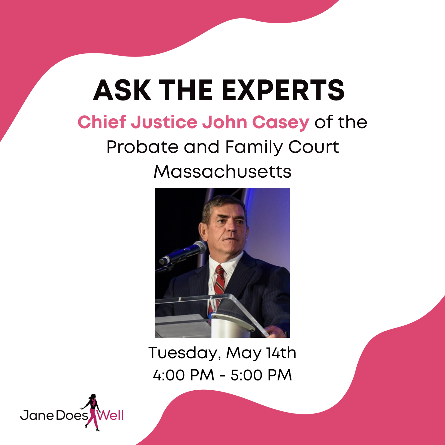 Jane Does Well Event Calendar